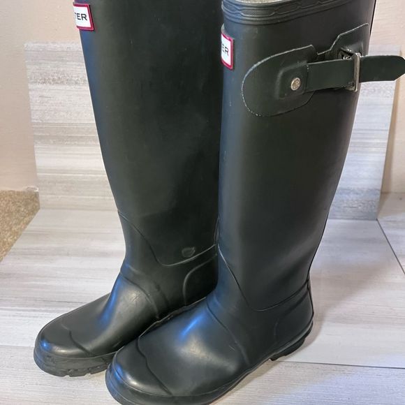 Hunter | Shoes | Hunterclassic Tallblack Boots M5w6 Barn Boots | Poshmark
